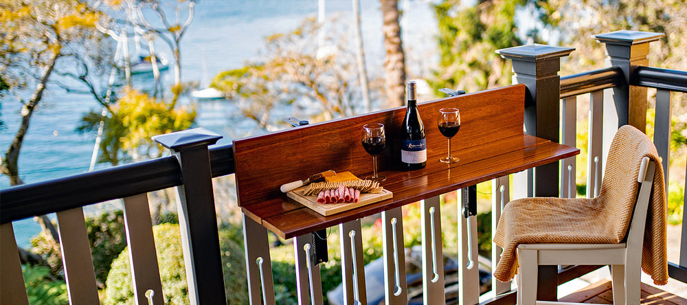 Transform your balcony into a stylish oasis with Bonzer Balcony Bar